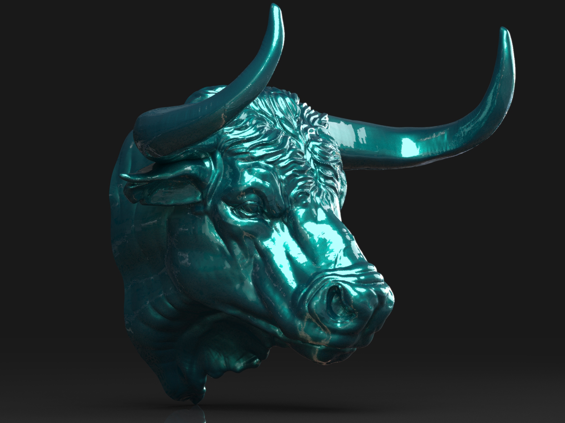 STL file Toros Head 01・Template to download and 3D print・Cults